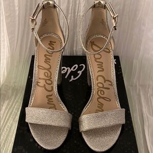 Sam Edelman | Shoes | Sam Edelman Gold High Heeled Sandals | Poshmark